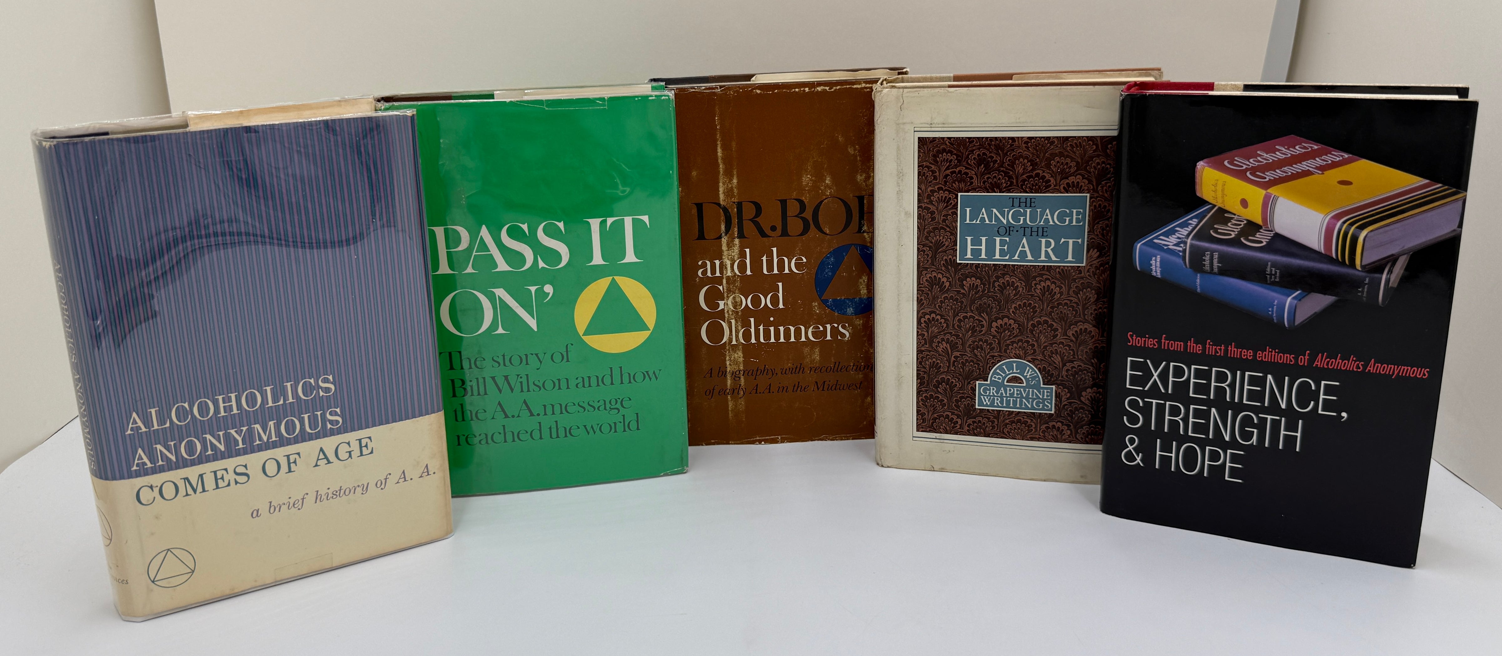 AA History Book Set — Five Essential Volumes of A.A. History — Recovery ...