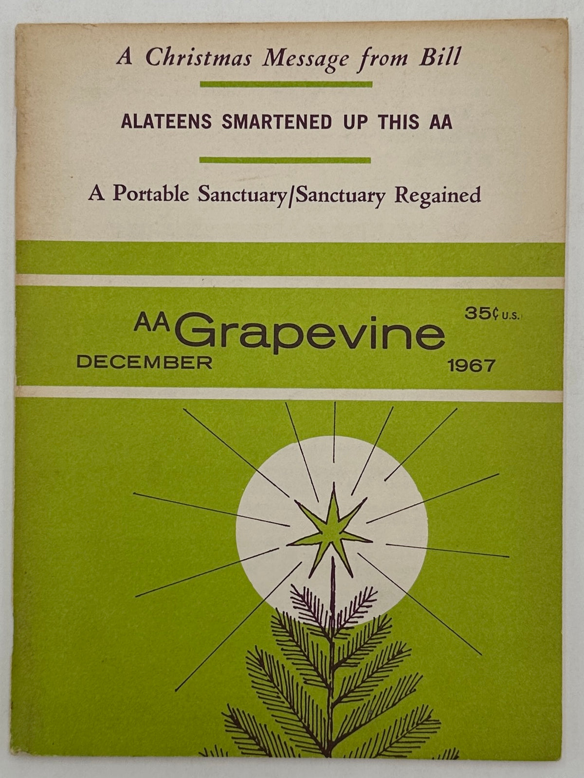 AA Grapevine from December 1967 with Clancy I. Articles — Recovery ...