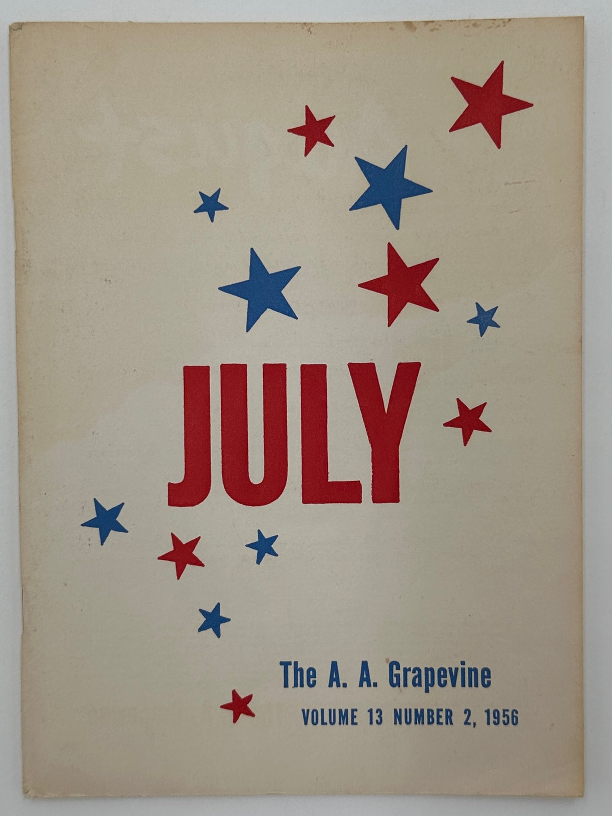 AA Grapevine from July 1956 — Recovery Collectibles