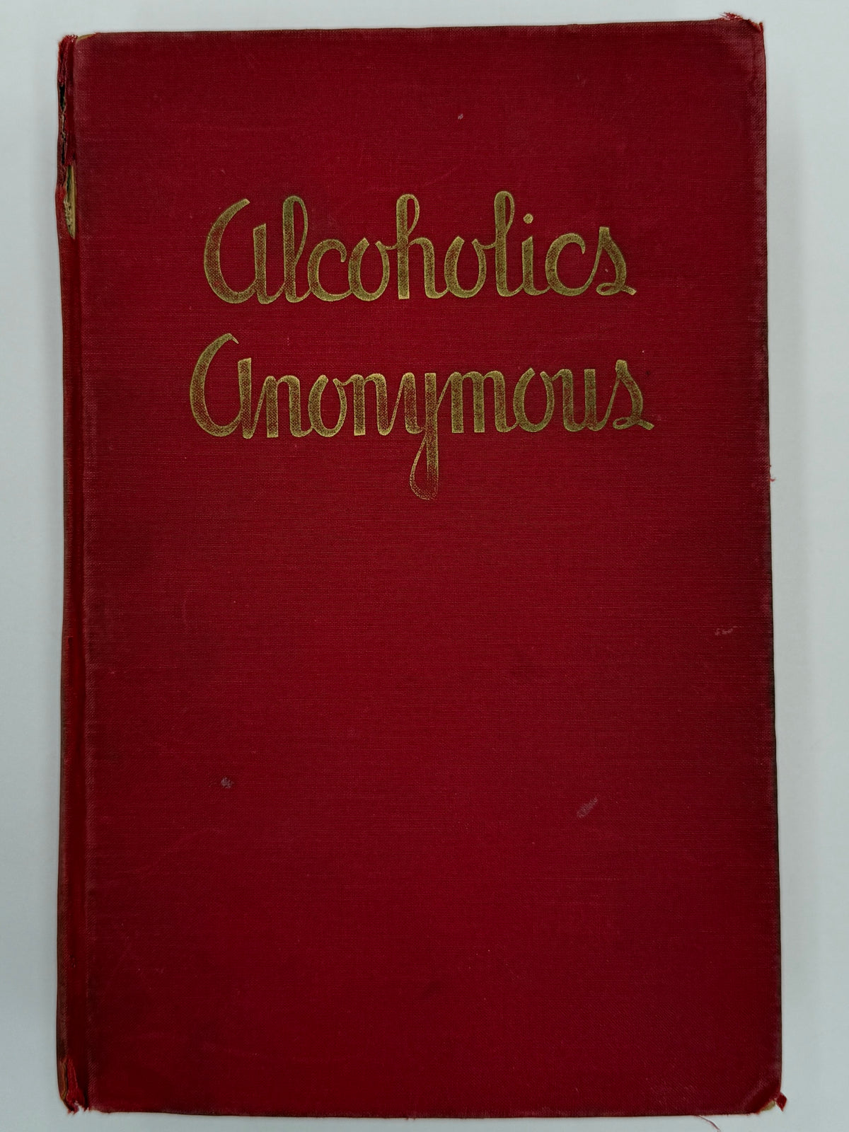 Alcoholics Anonymous First Edition 1st Printing 1939 - ODJ — Recovery ...