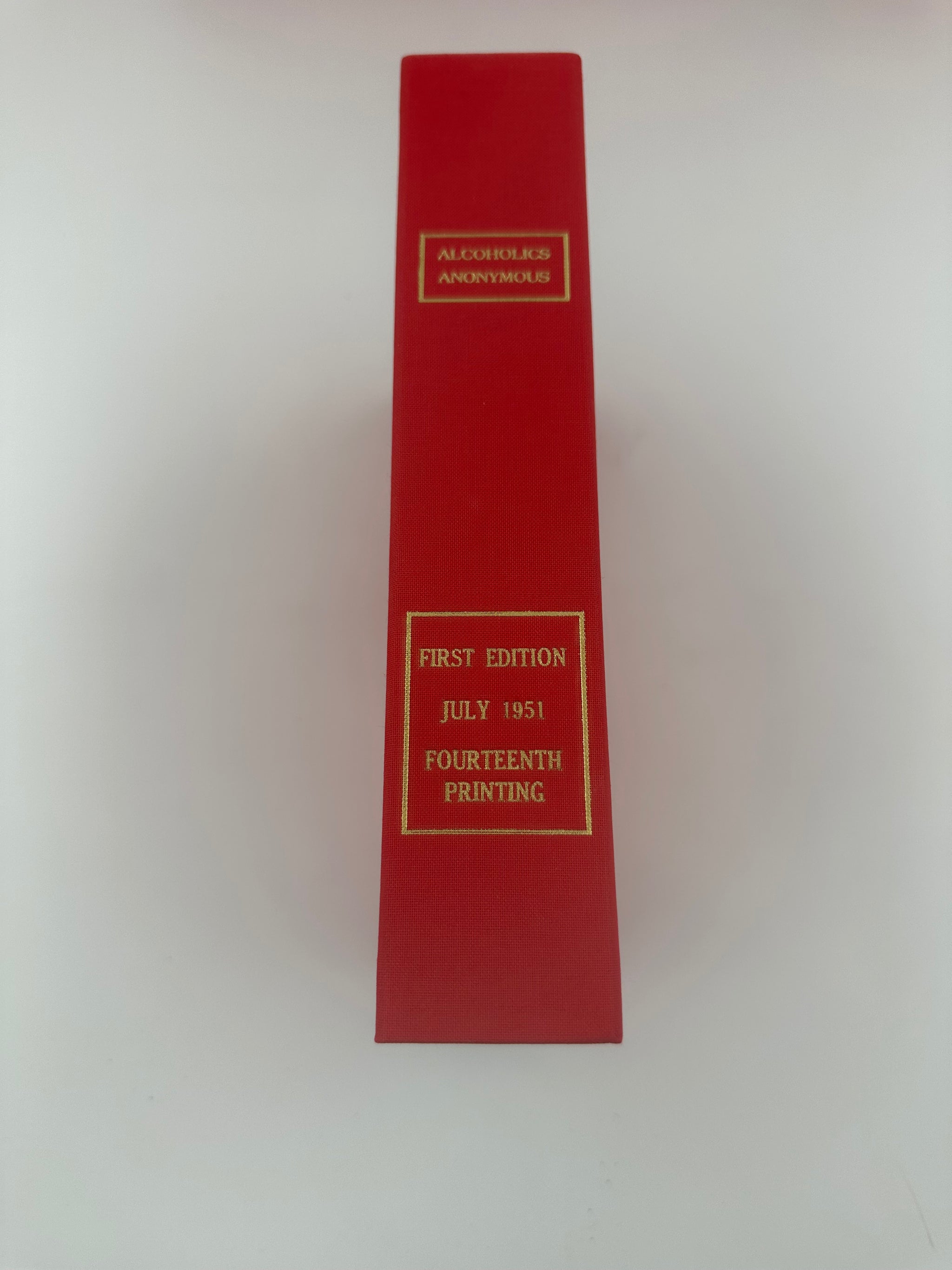 Alcoholics Anonymous First Edition Big Books 1939-1954 — Recovery ...