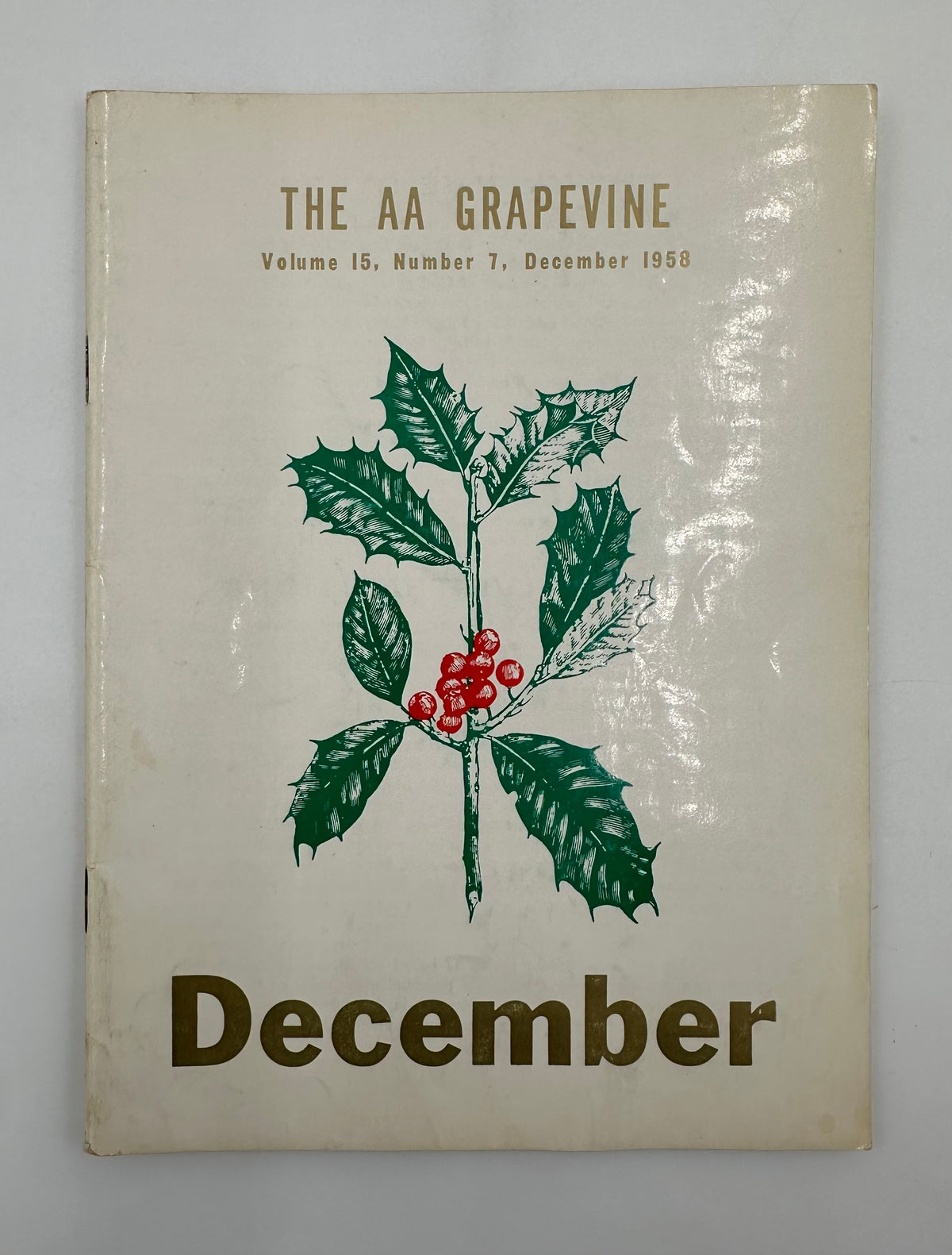 AA Grapevine December 1958 - Christmas Editorial by Bill — Recovery ...