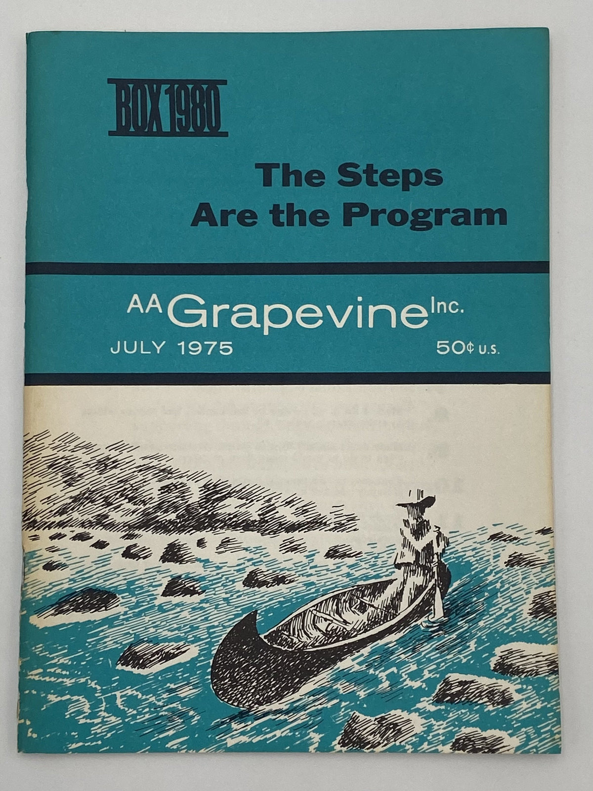 AA Grapevine July 1975 - AA and Prison — Recovery Collectibles