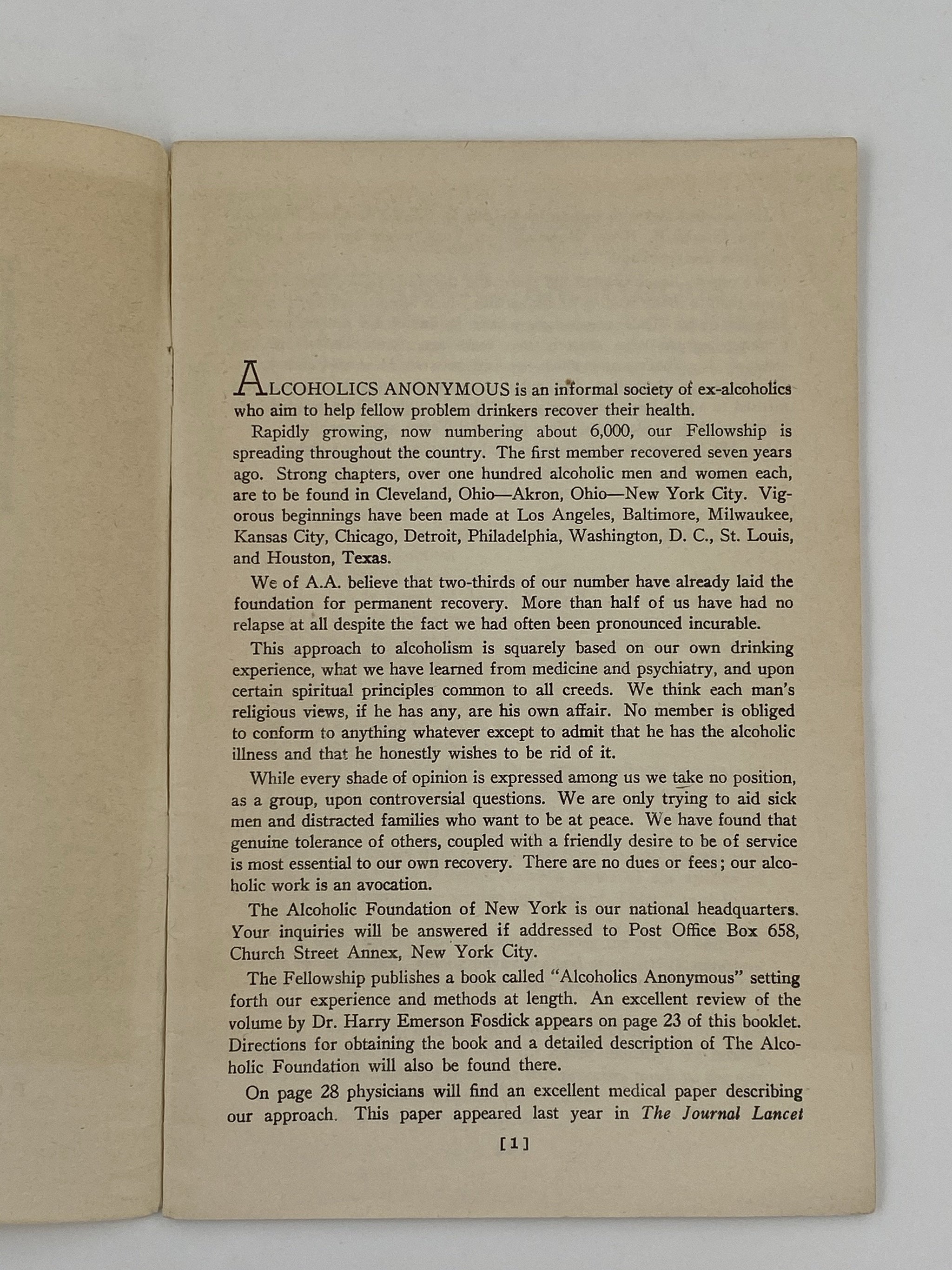 AA Memorabilia, Magazines, Periodicals & Pamphlets — Recovery Collectibles