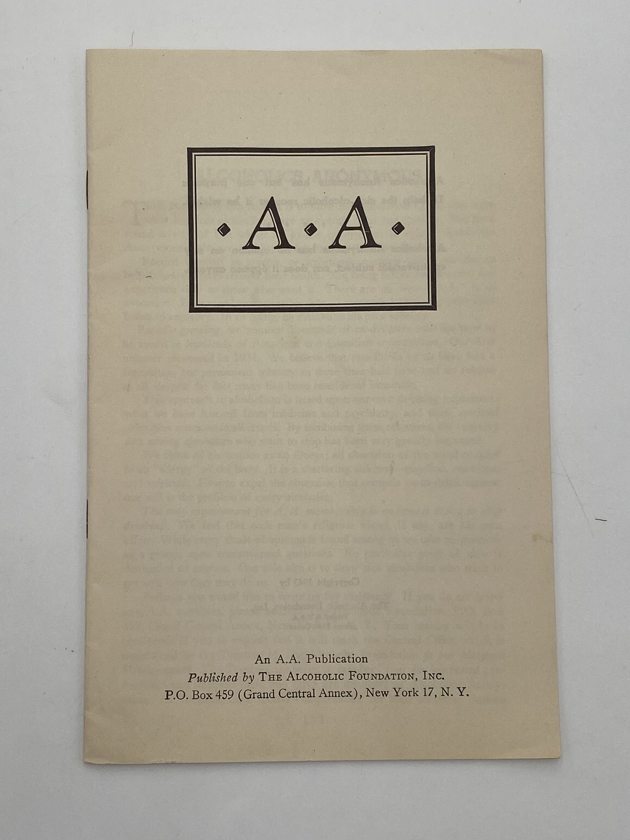 AA Memorabilia, Magazines, Periodicals & Pamphlets — Recovery Collectibles