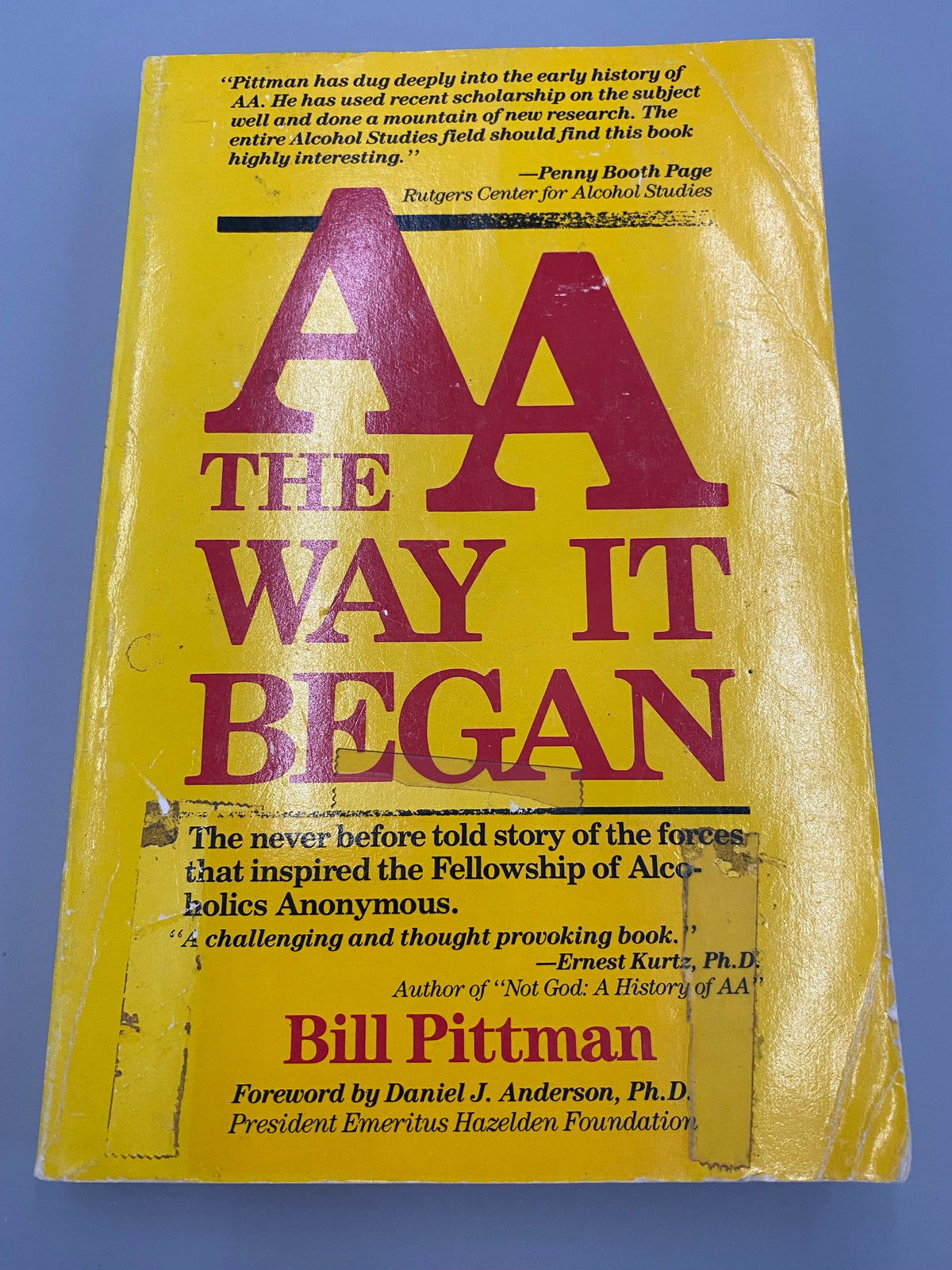 AA The Way It Began SIGNED by Bill Pittman, First Edition - 1988 ...