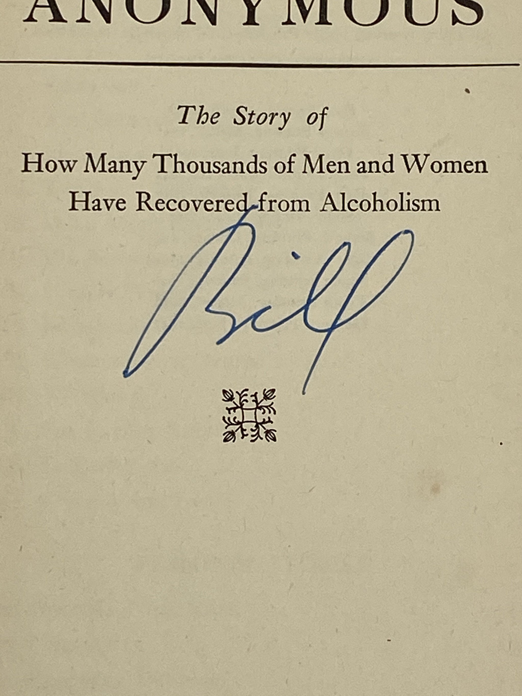 Alcoholics Anonymous First Edition Big Books 1939-1954 — Recovery ...