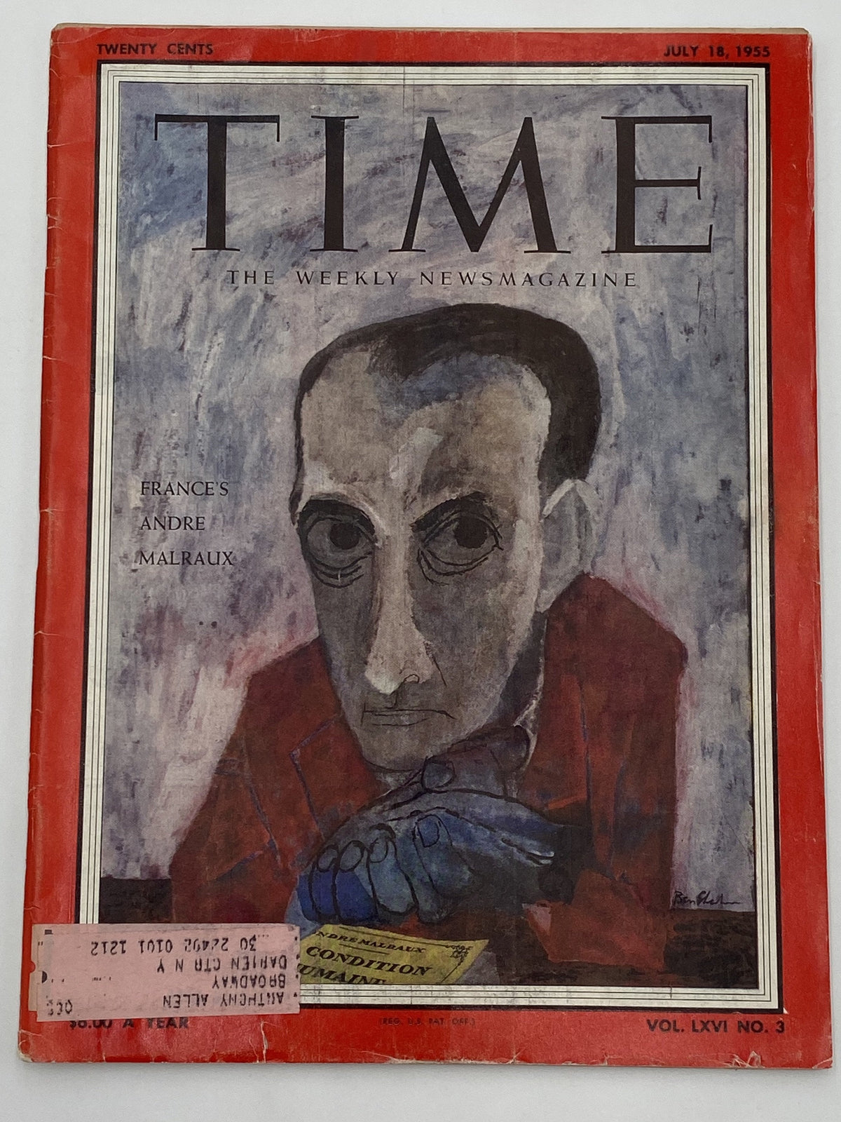 Time Magazine - July 1955 - Saved from Skid Row — Recovery Collectibles