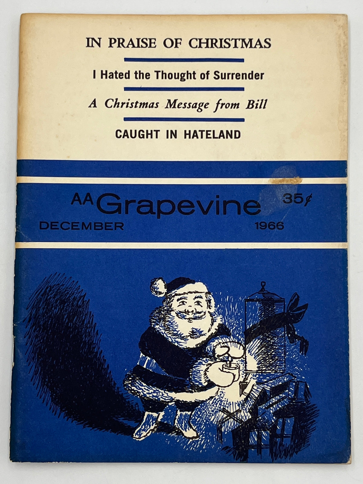 AA Grapevine from December 1966 - A Christmas Message From Bill ...