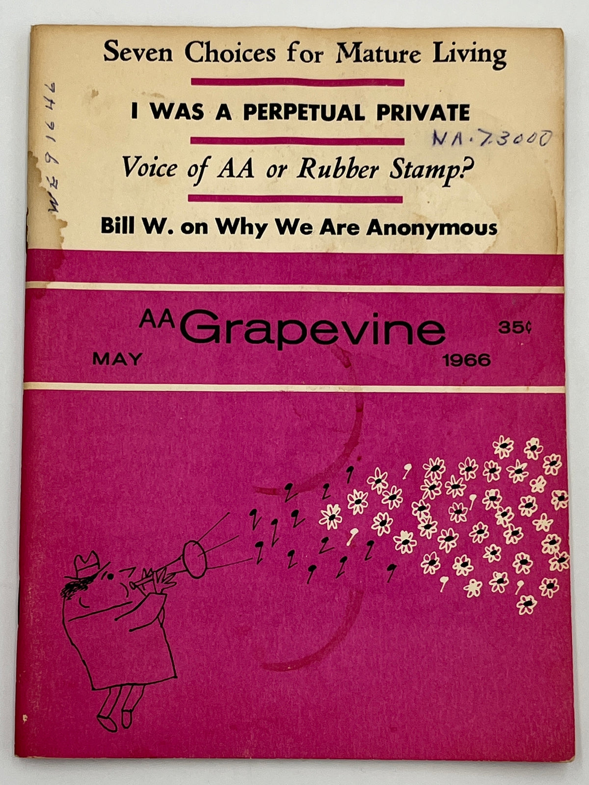 AA Grapevine from May 1966 - Bill W on Why We Are Anonymous — Recovery ...